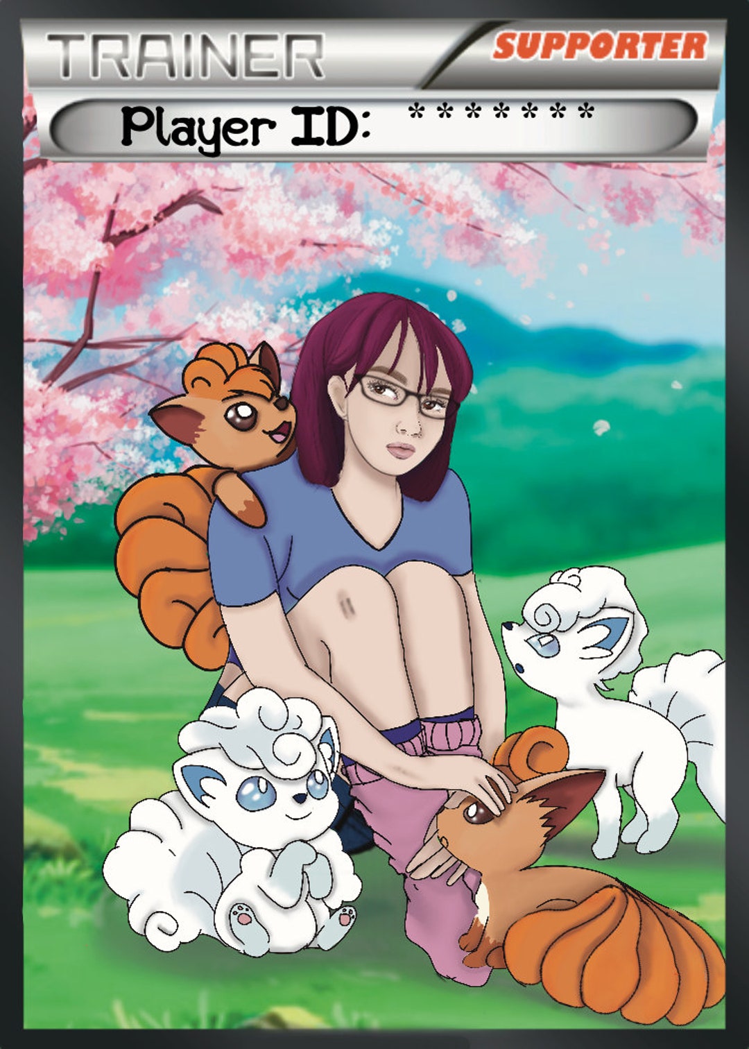 Custom Pokemon Trainer Card for Tournaments Gift for Pokemon Lovers ...