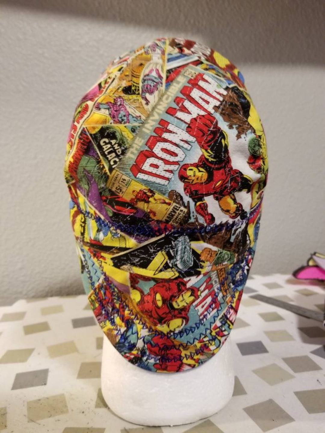 Reversible Marvel Comics Welding Cap Fitters Cap - Etsy