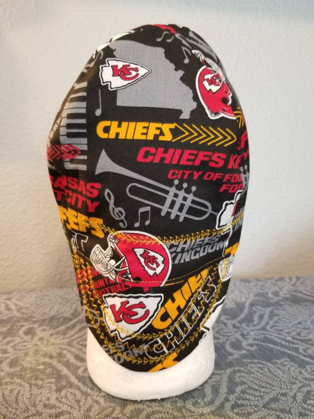 Reversible Kansas City Chiefs Kingdom Welding Cap Fitters Cap - Etsy