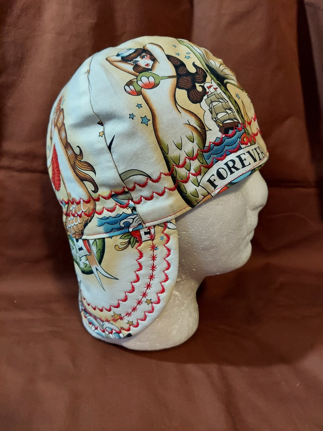 Reversible Mermaids "forget Me Not" Tattoo, White Background Welding ...