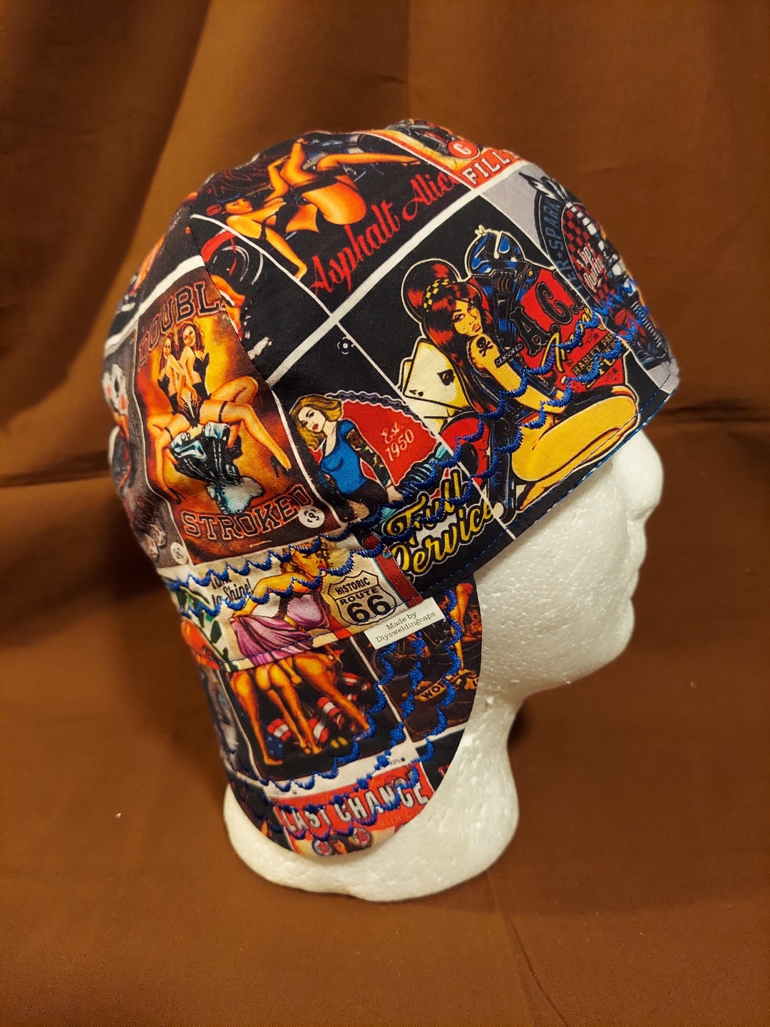 Reversible HD Garage Pinup Girls Welding Cap/ Pipefitters Cap/ - Etsy