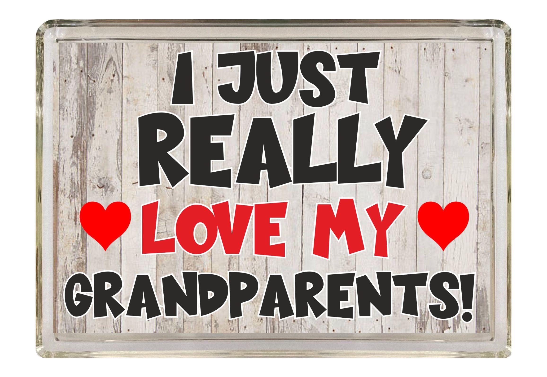 Nice Grandparents Gift - I Just Really Love My Grandparents - Novelty ...