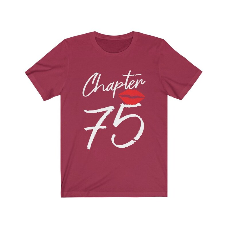 75th Birthday Shirt for Women Chapter 75 Shirt 75th Birthday - Etsy