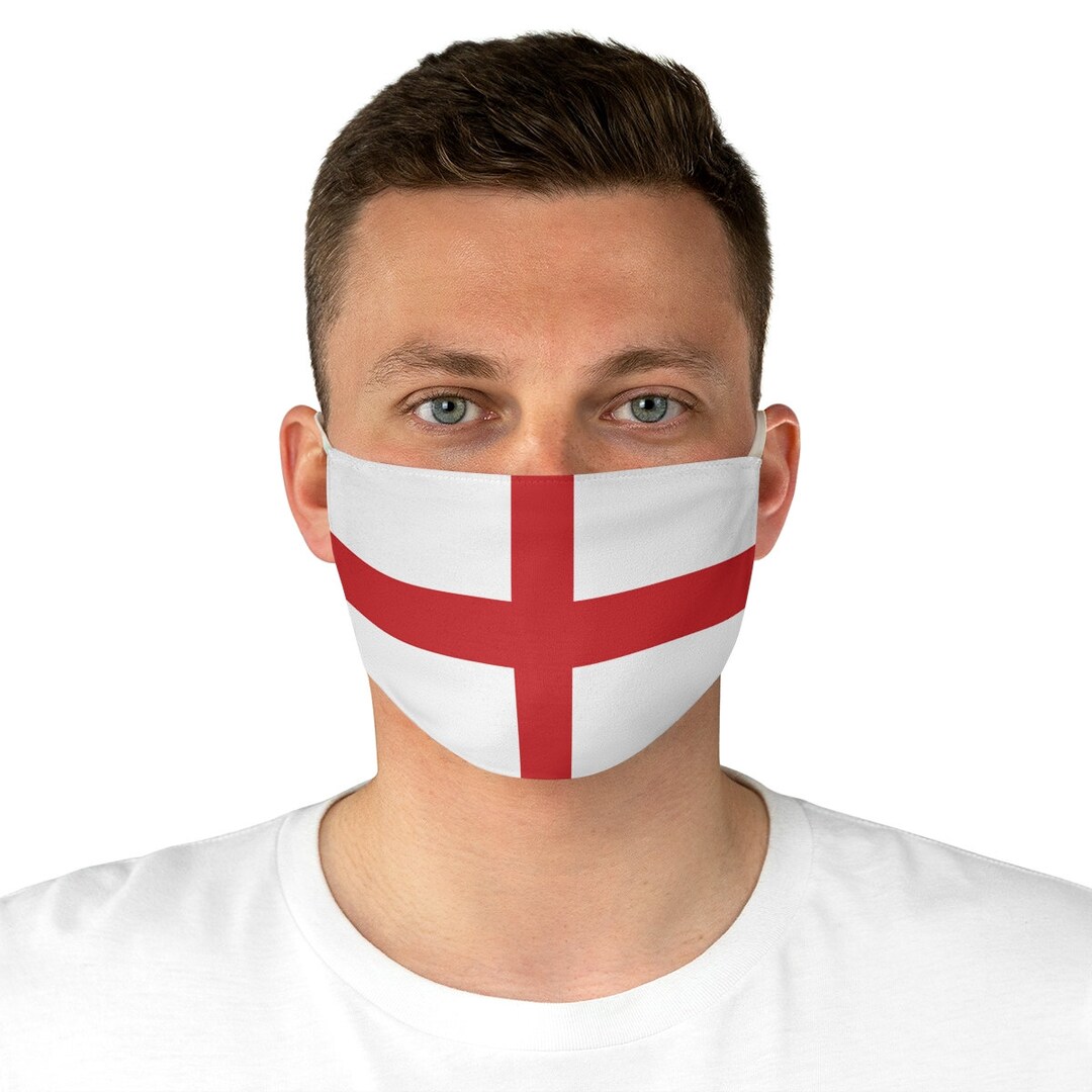 England Flag Face Mask English Flag Face Mask Reusable - Etsy