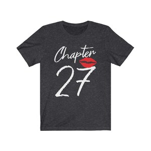 27th Birthday Shirt for Women, Chapter 27 Shirt, 27th Birthday Gift for ...
