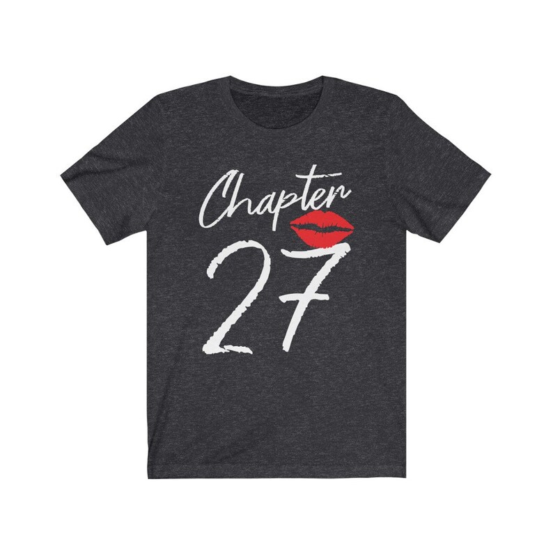 27th Birthday Shirt for Women Chapter 27 Shirt 27th Birthday - Etsy