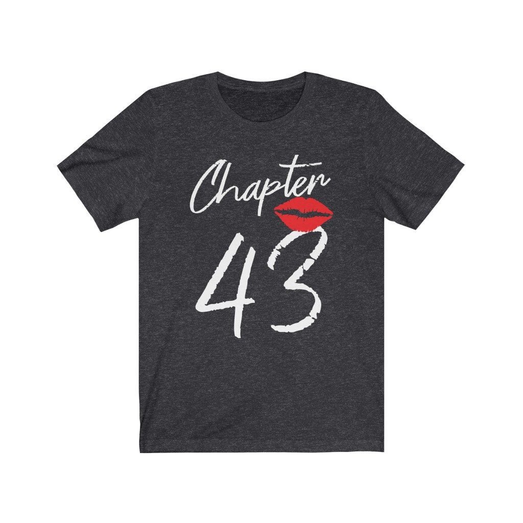 43rd Birthday Shirt for Women Chapter 43 Shirt 43rd Birthday - Etsy