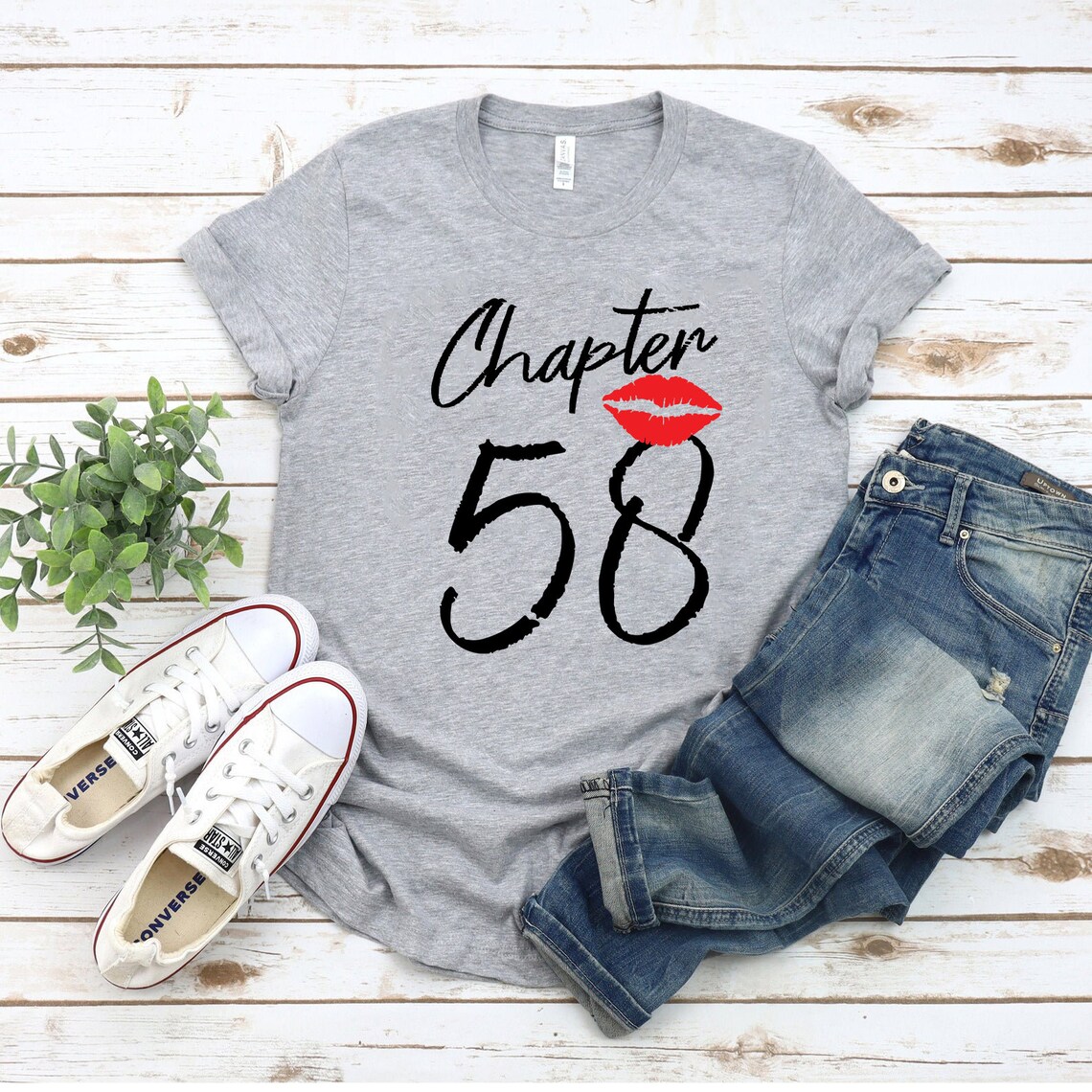 58th Birthday Shirt for Women Chapter 58 Shirt 58th Birthday | Etsy
