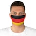 German Flag Face Mask Germany Face Mask Reusable Premium - Etsy
