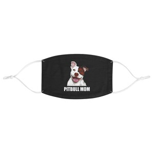 Pit Bull Face Mask, Pit Bull Mom Face Mask, Pitbull Face Mask, Pit Bull ...