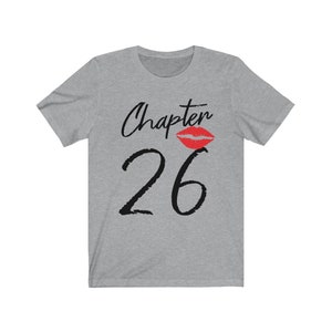 26th Birthday Shirt for Women Chapter 26 Shirt 26th Birthday - Etsy