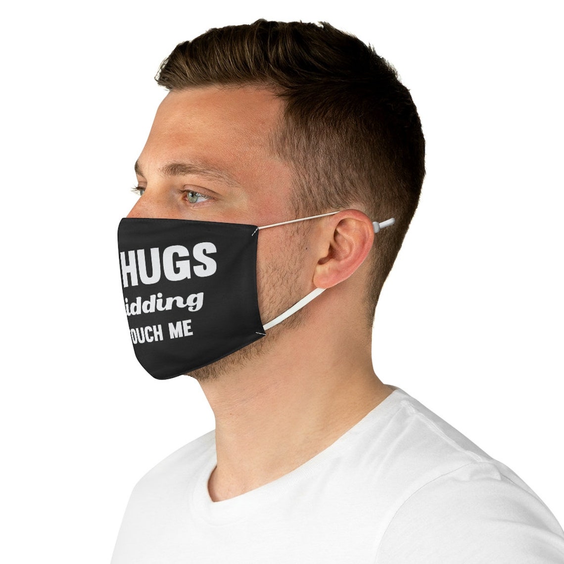 Free Hugs Just Kidding Face Mask Funny Face Mask With | Etsy