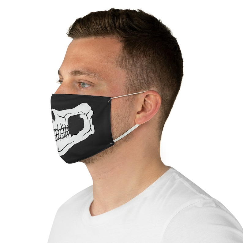 Skull Face Mask Skeleton Face Mask Halloween Face Mask - Etsy