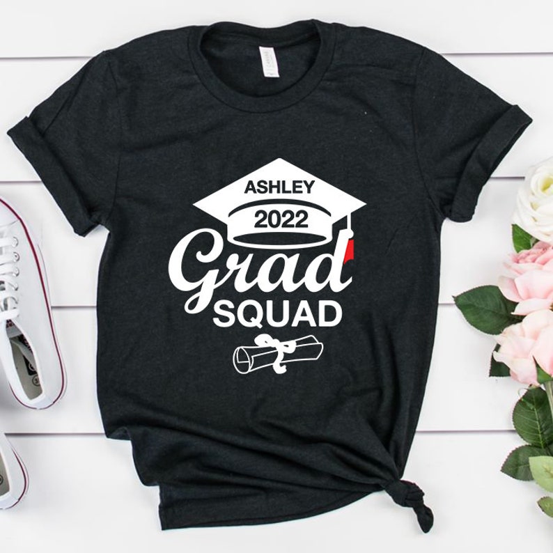 Personalized Grad Squad T-shirt Graduation Shirt Matching - Etsy