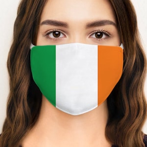 Irish Flag Face Mask Ireland Flag Face Mask Ireland Flag - Etsy