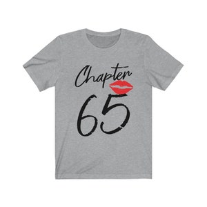 65th Birthday Shirt for Women, Chapter 65 Shirt, 65th Birthday Gift for ...