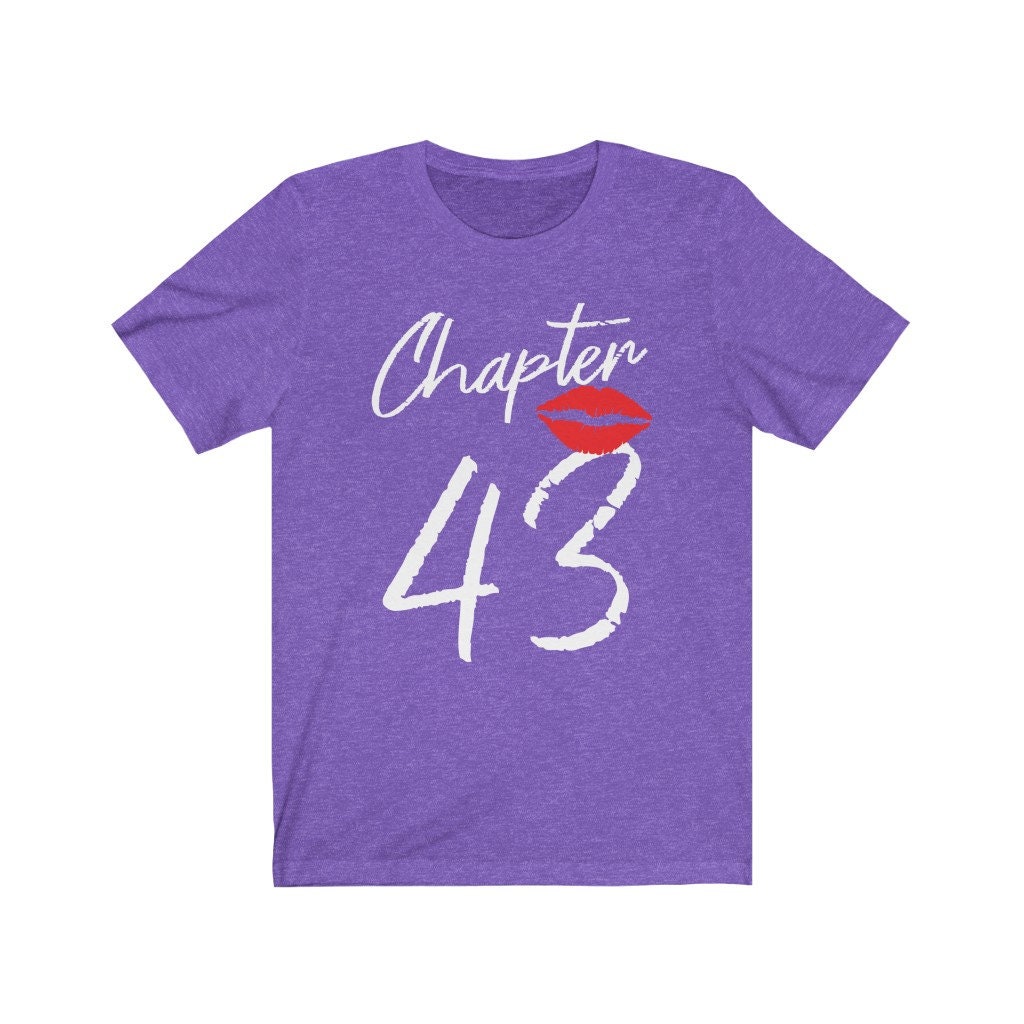 43rd Birthday Shirt for Women Chapter 43 Shirt 43rd Birthday - Etsy