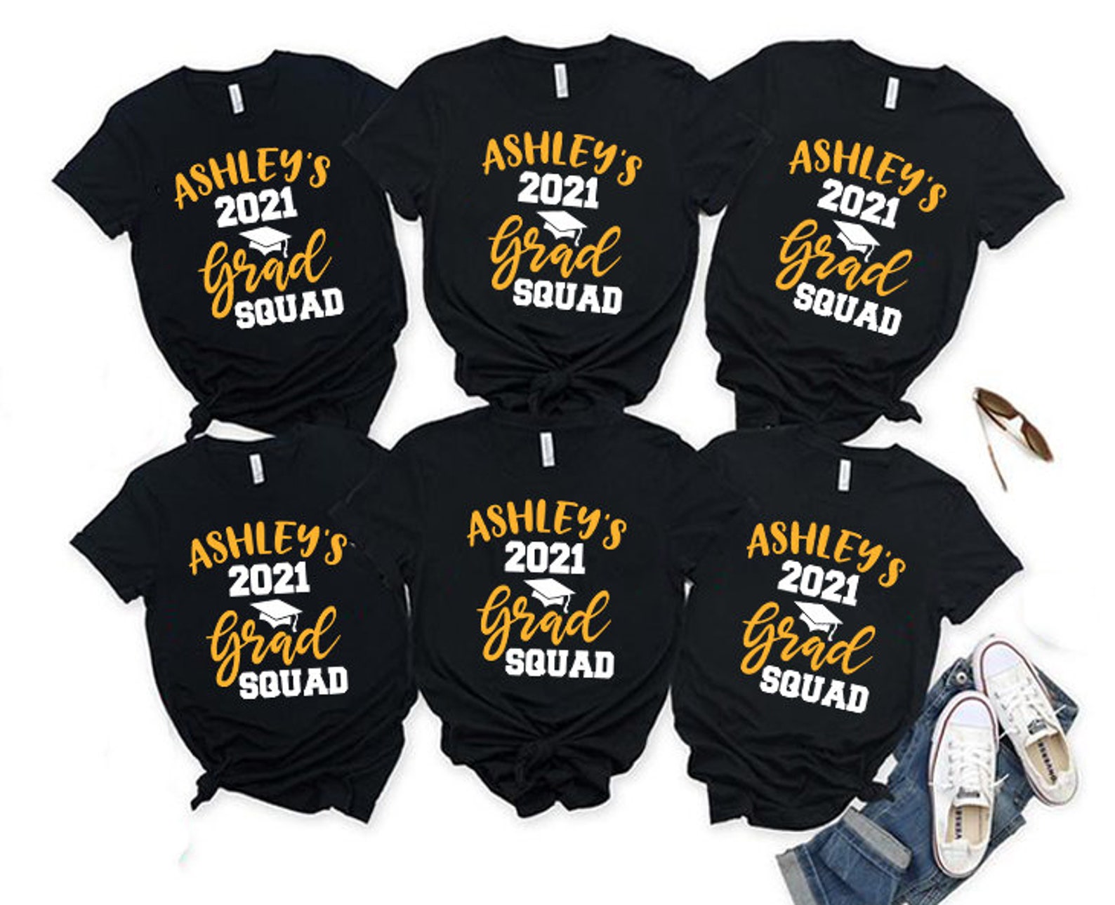 Personalized Grad Squad T-Shirt Graduation Shirt Matching | Etsy