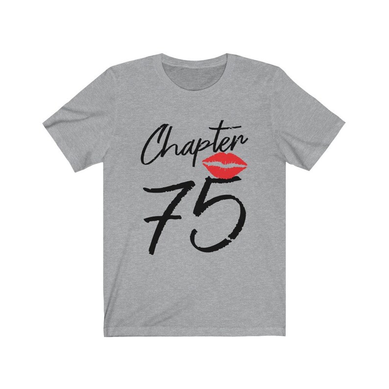 75th Birthday Shirt for Women Chapter 75 Shirt 75th Birthday - Etsy