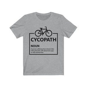Cycling Shirt, Road Bike Shirt, Cycopath Shirt, Gift for Cyclist, Funny ...