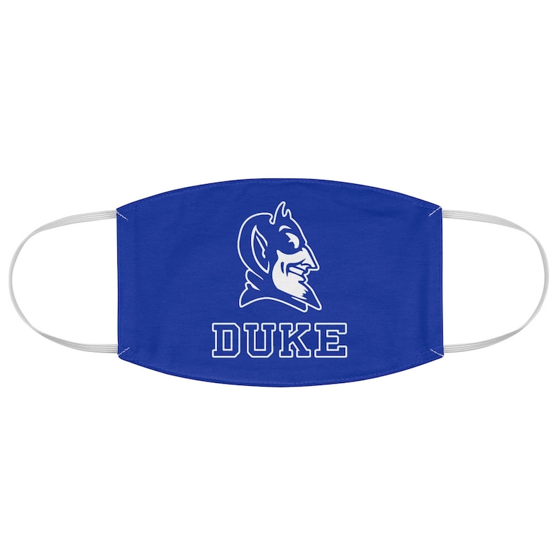 Duke Blue Devils Face Mask Duke Face Mask Reusable Washable - Etsy