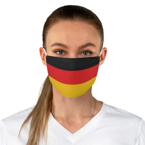 German Flag Face Mask Germany Face Mask Reusable Premium - Etsy