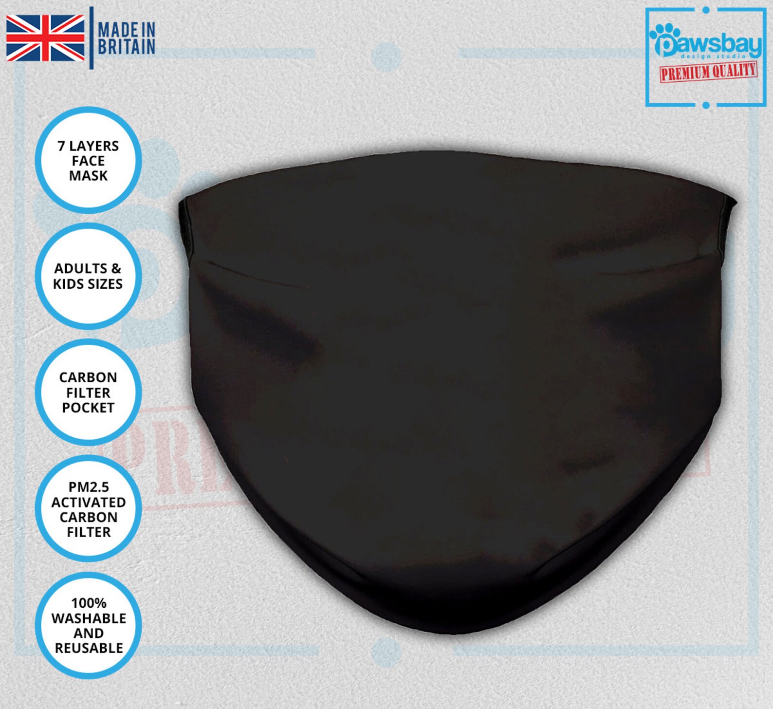 Grand Paw Face Mask Dog Grandpa Dog Grandpa Mask Dog | Etsy