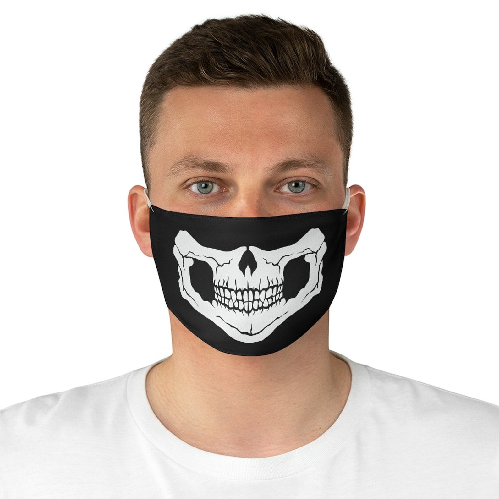 Skull Face Mask Skeleton Face Mask Halloween Face Mask - Etsy