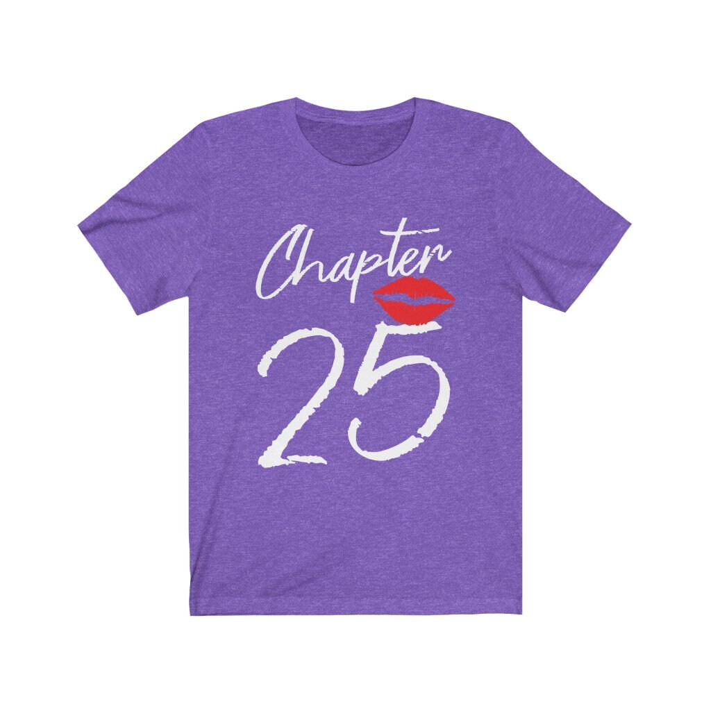 25th Birthday Shirt for Women Chapter 25 Shirt 25th Birthday - Etsy