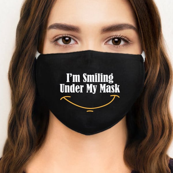 Smile Face Mask - Etsy