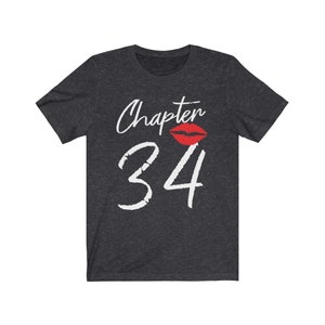 34th Birthday Shirt for Women Chapter 34 Shirt 34th Birthday - Etsy