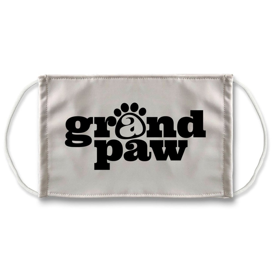 Grand Paw Face Mask Dog Grandpa Dog Grandpa Mask Dog - Etsy