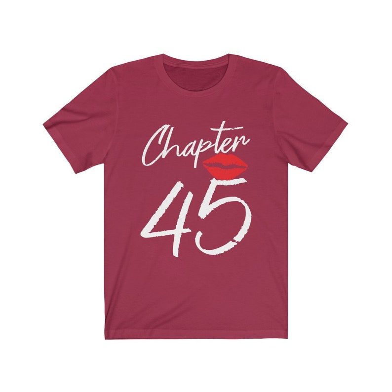 45th Birthday Shirt for Women Chapter 45 Shirt 45th Birthday - Etsy