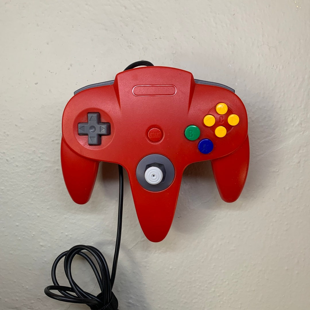 Nintendo 64 Controller Wall Mount - Etsy