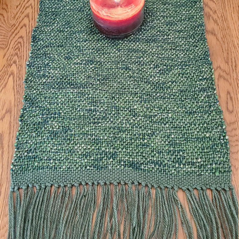 Table Runner Green - Etsy