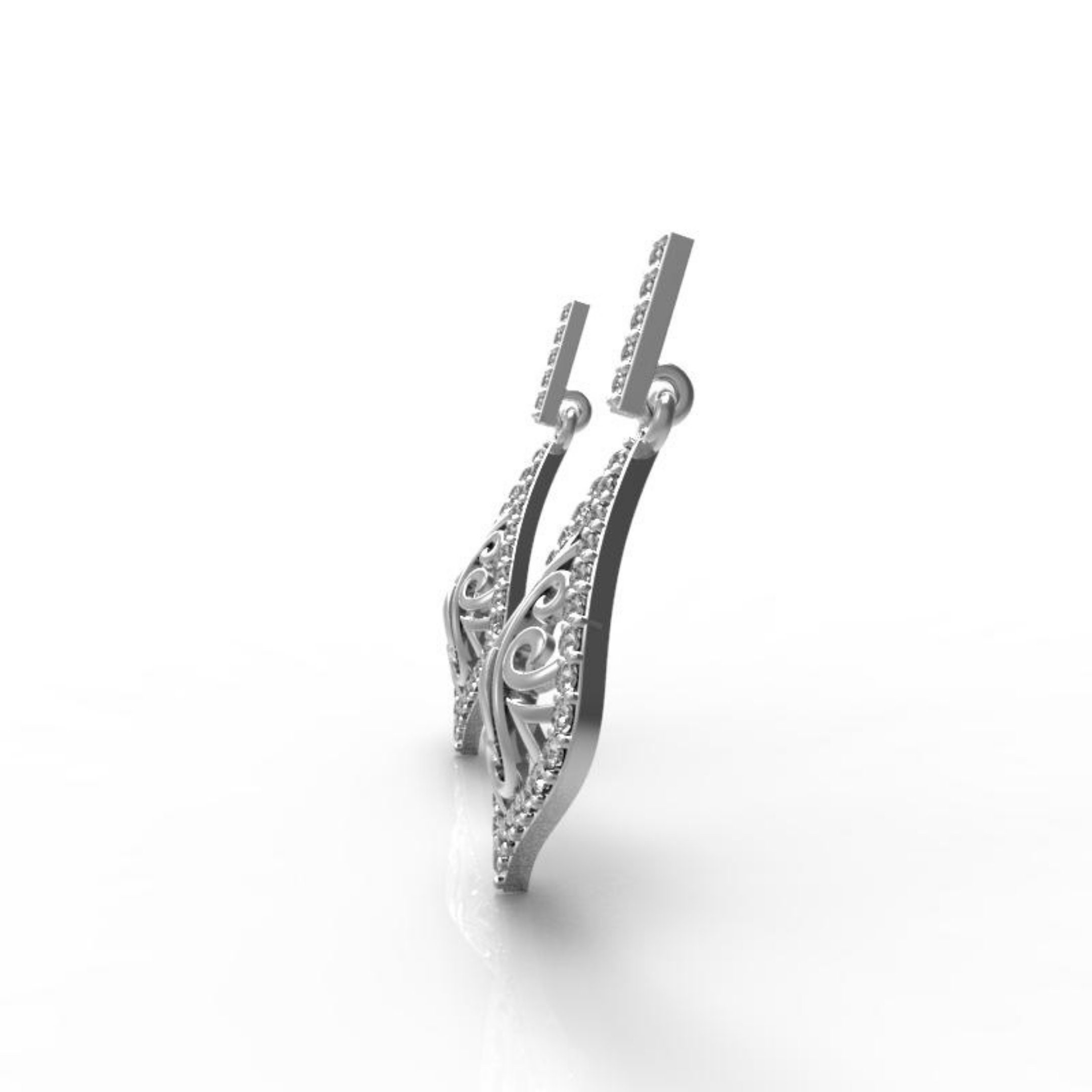 STL 3D Model Jewelry Earrings,jewelry CAD File for 3D Printing,3d ...