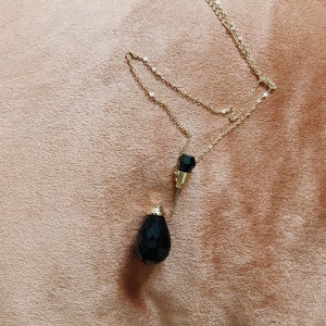 Boho Crystal Vial Necklace - Etsy