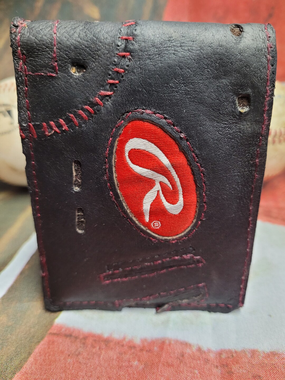 Rawlings Baseball Glove Leather, Handmade Wallet - Etsy