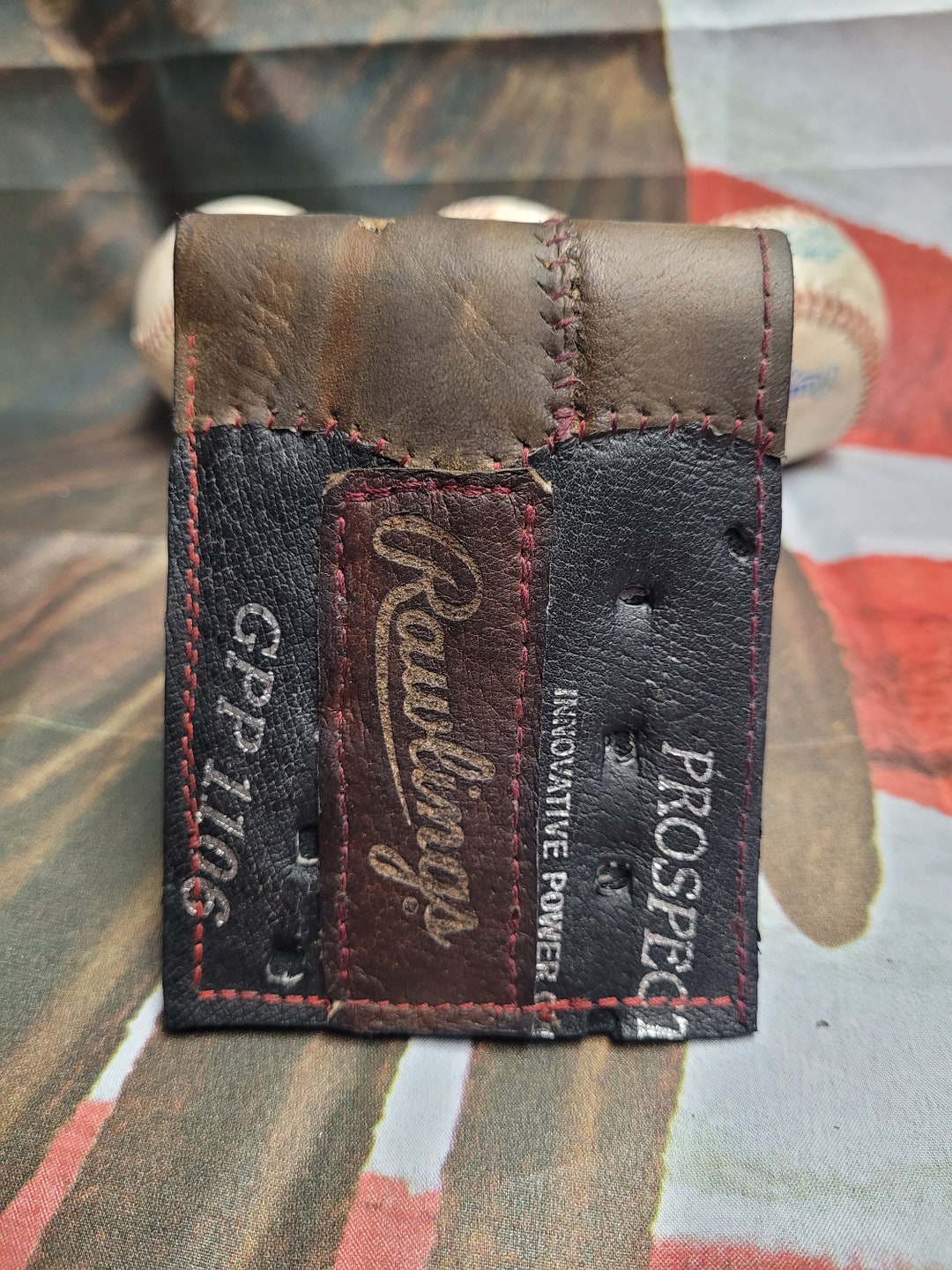 Rawlings Baseball Glove Bifold Handmade Wallet - Etsy