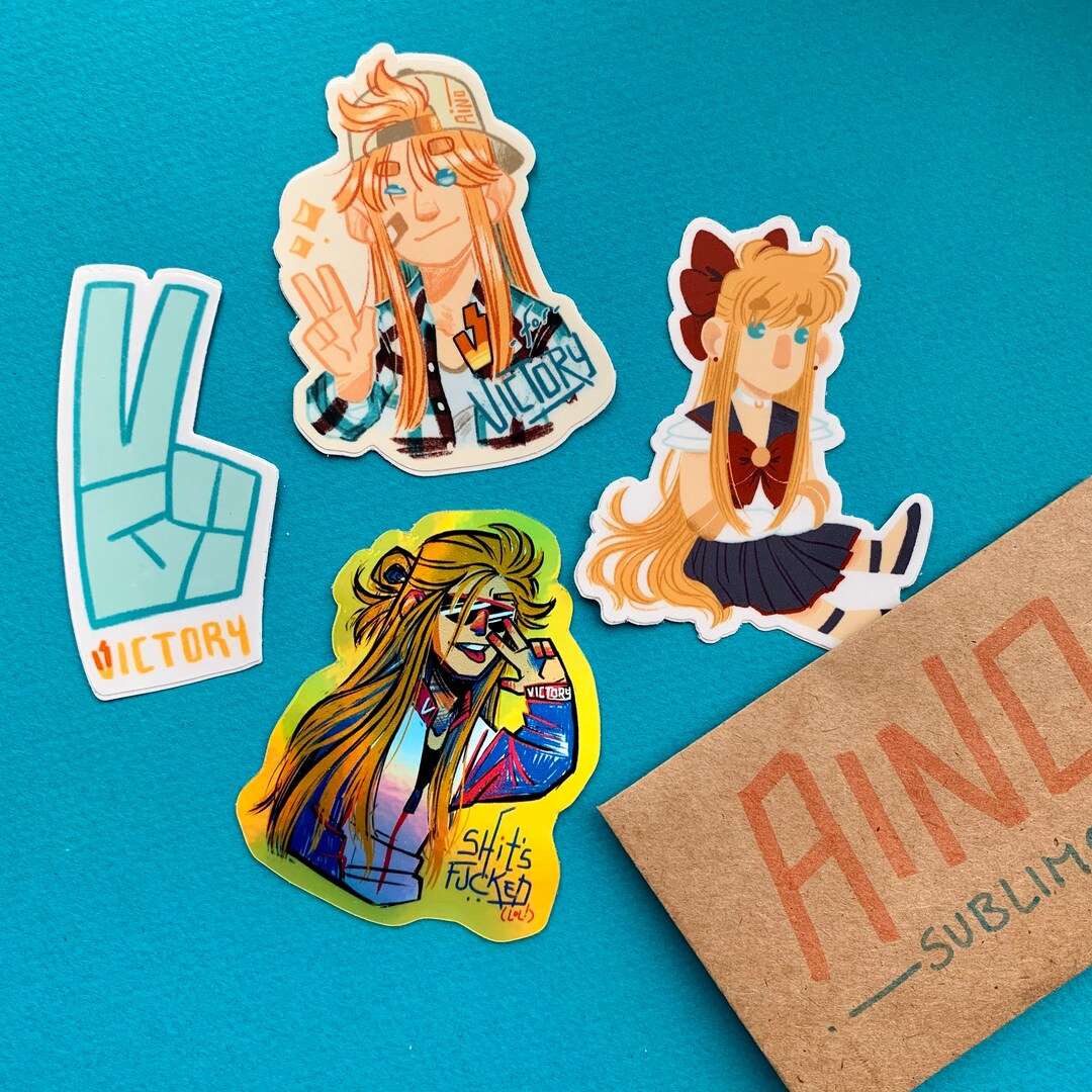 Sailor Venus Stickers Sailor Moon Vinyl Stickers - Etsy