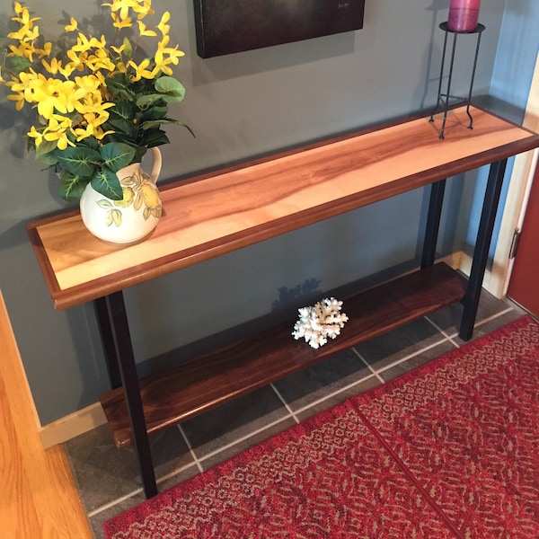 Walnut Entry Table - Etsy