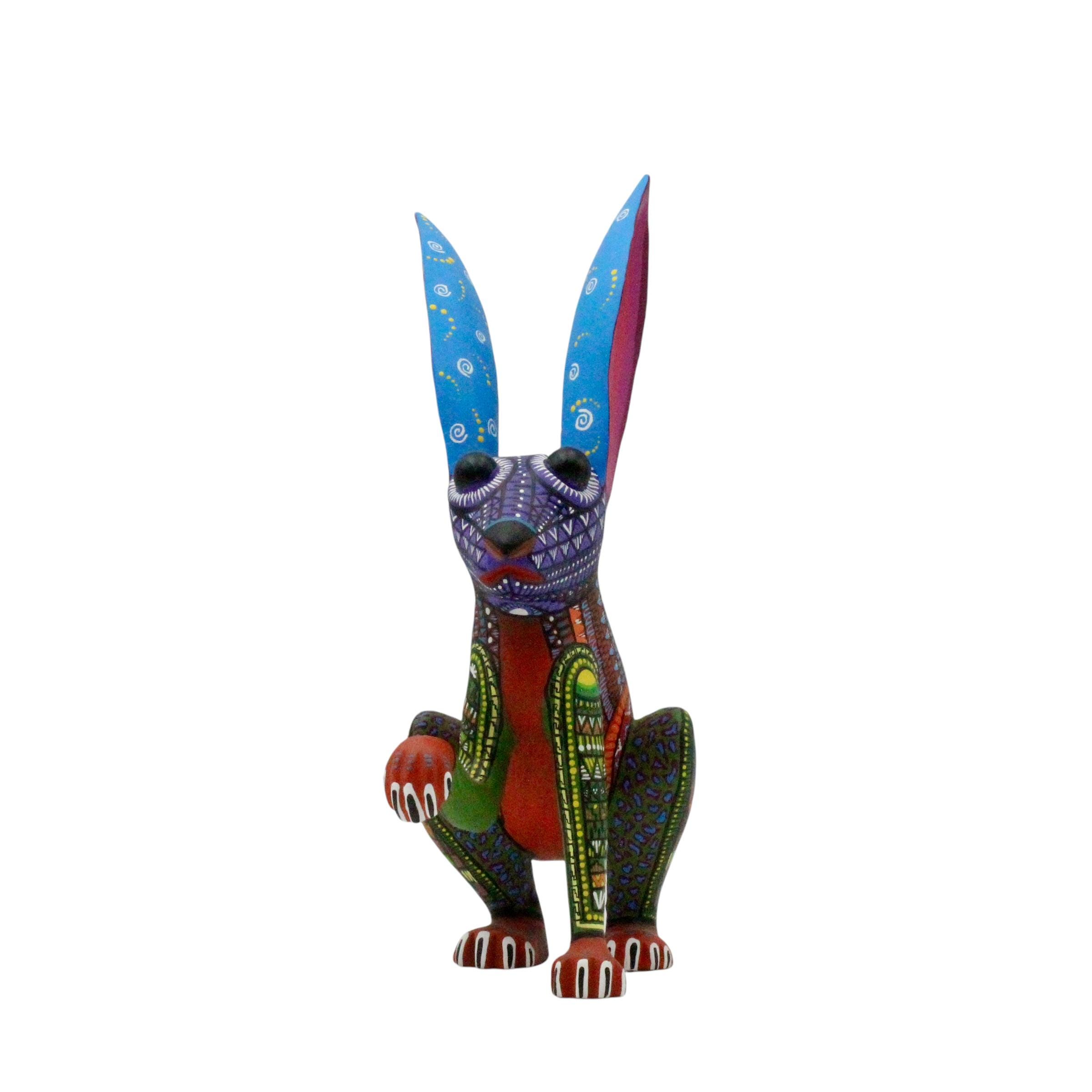 Alebrije Rabbit Wood Carving, Mexican Folk Art - Etsy