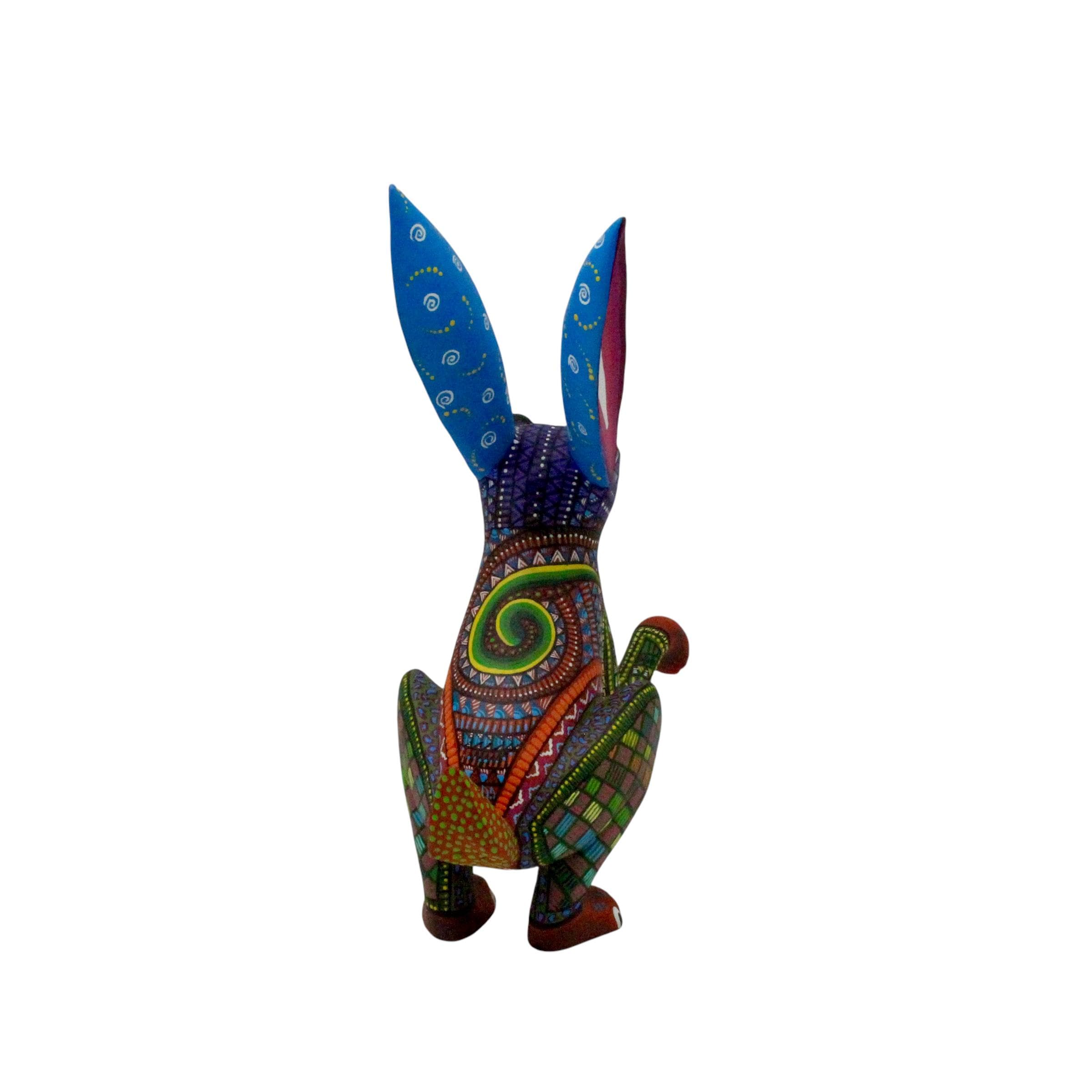 Alebrije Rabbit Wood Carving, Mexican Folk Art - Etsy