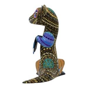Alebrije Otter Wood Carvings Mexican Folk Art Sculpture by Saulo ...