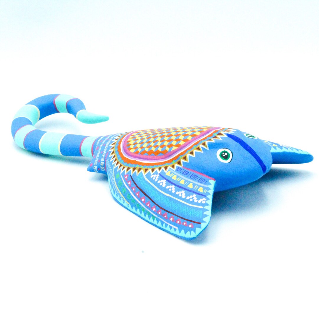 Alebrije Mantarraya, Oaxacan Wood Carving, Mexican Folk Art. - Etsy