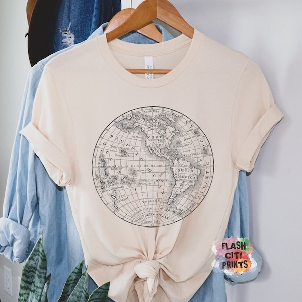 Map Shirt - Etsy