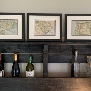 Vintage Oregon Map, Framed Oregon Map, Authentic 1920s -map-christmas ...