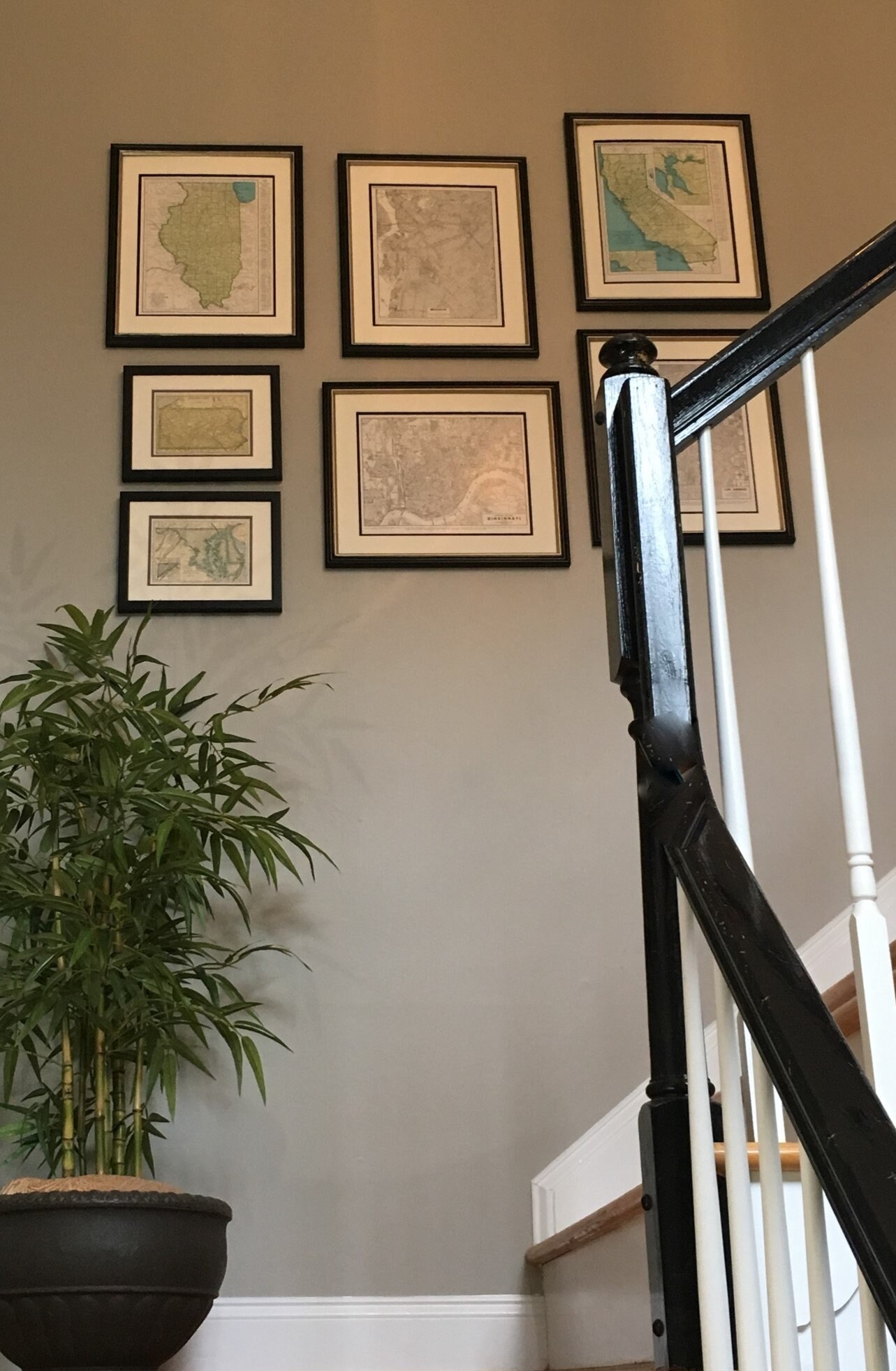 Framed Philadelphia City Map Vintage Philadephiapa Map - Etsy