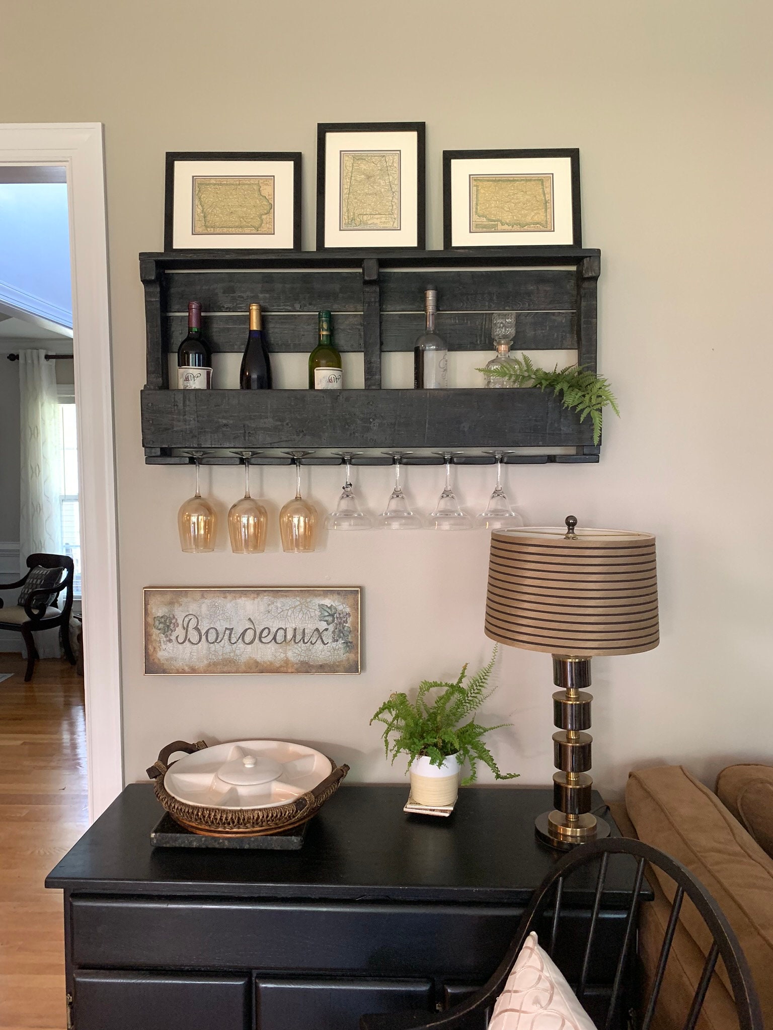 Alabama Map Old Alabama State Framed Map Original Vintage AL - Etsy