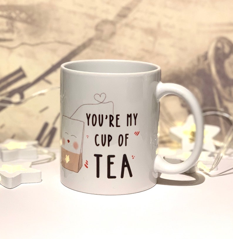 Youre My Cup of Tea Illustrated Mug Hand Drawn Coffee Mug Tea Mug Tea ...
